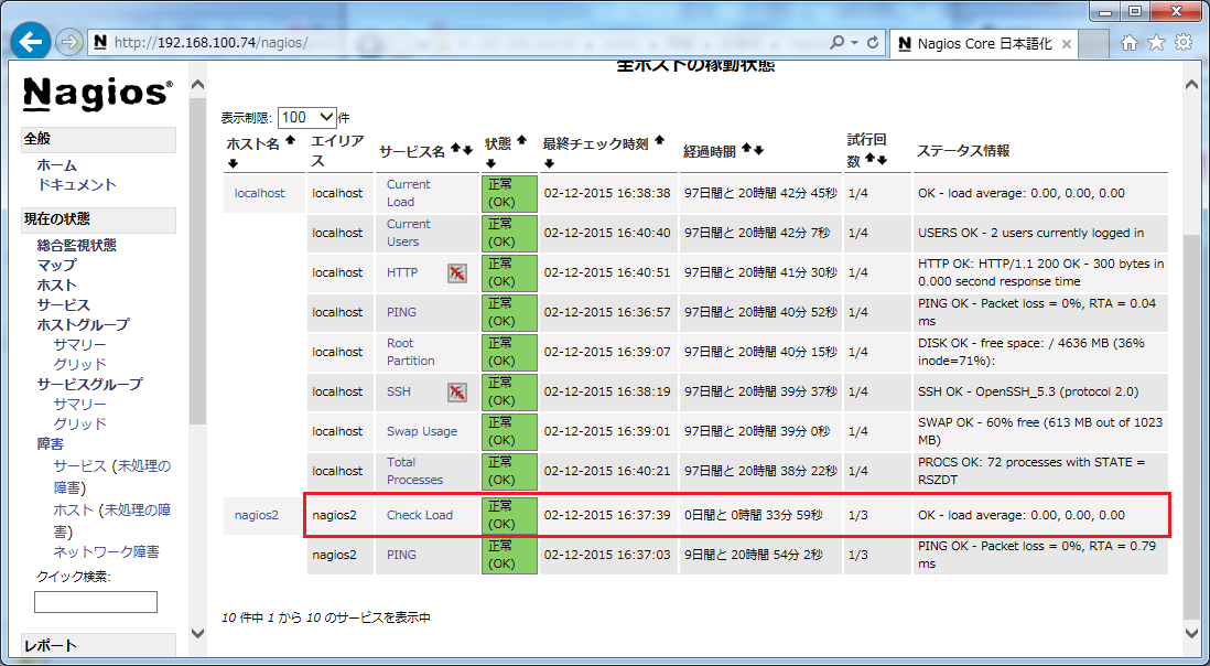 nagiosでフリーな監視をしてみよう！～nagiosの設定(6)～ | TECH Projin