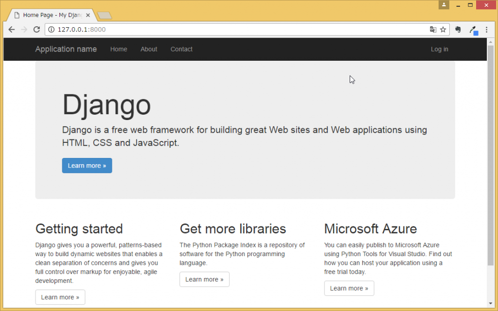 Python入門 Visual Studio Community 2015 でDjangoを使う。 | TECH PROjin