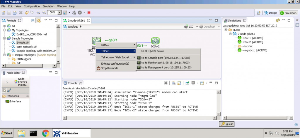 CiscoのVIRLを試してみよう！ | TECH PROjin