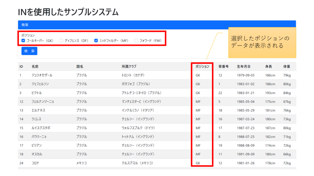 【PHP応用】PDO⑯ INを使用したサンプル | TECH PROjin