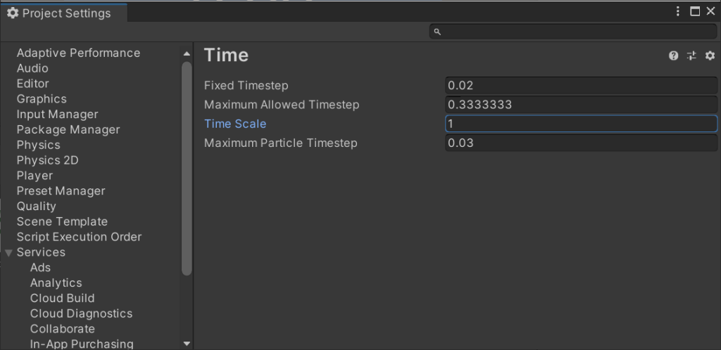 【初心者Unity】Time.timeScaleの基本的な使い方 | TECH PROjin