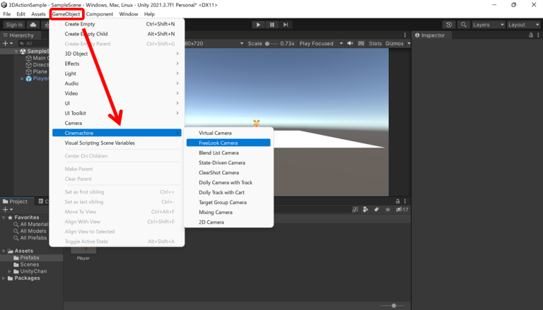 【Unity】3Dアクションゲームを作ろう！#3 カメラ操作の実装 | TECH PROjin