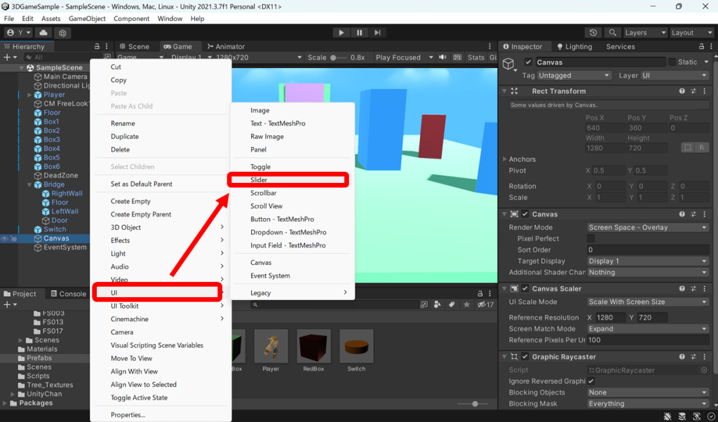 【Unity】3Dアクションゲームを作ろう！#9 プレイヤーのHP管理 | TECH PROjin