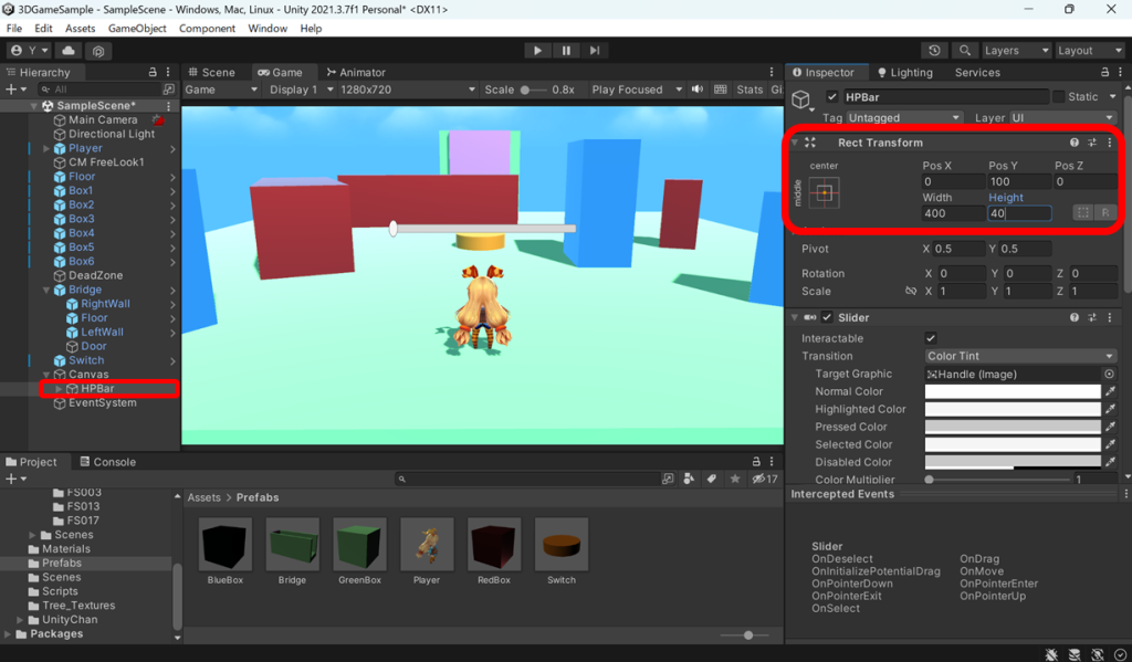 【Unity】3Dアクションゲームを作ろう！#9 プレイヤーのHP管理 | TECH PROjin