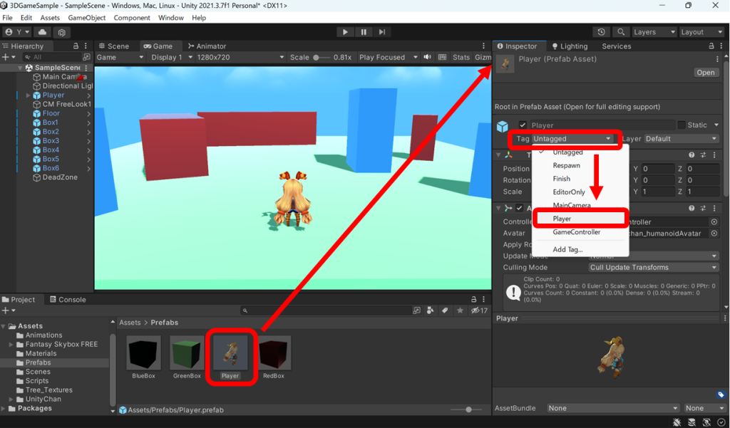 【Unity】3Dアクションゲームを作ろう！#7 ステージの作成（Skybox・落下判定） | TECH PROjin
