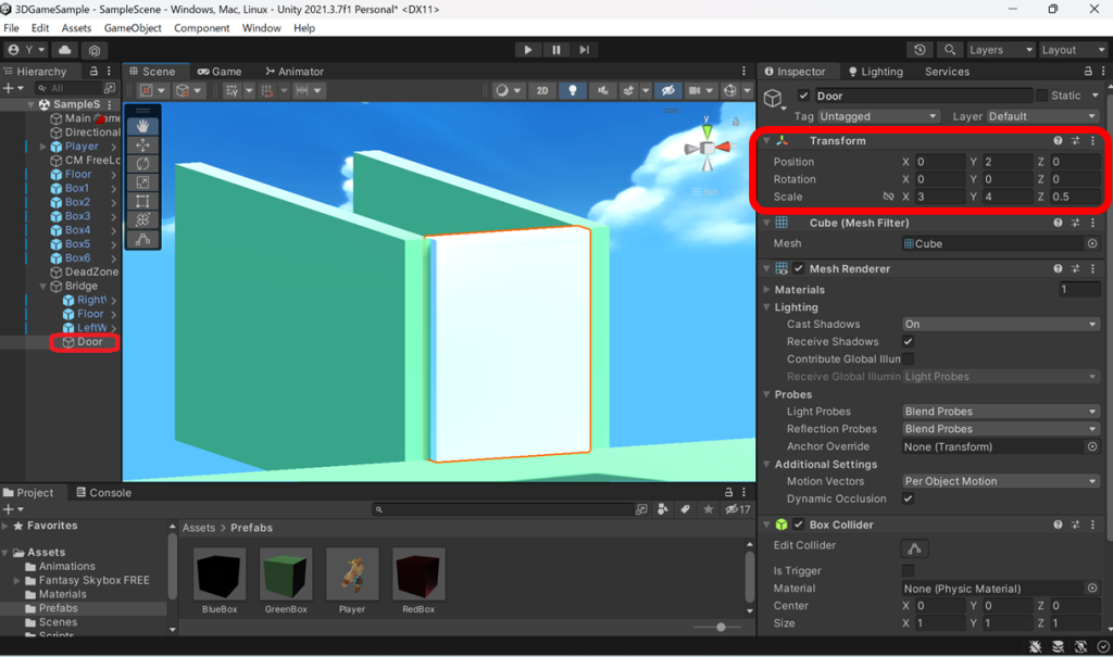 【Unity】3Dアクションゲームを作ろう！#8 ステージの作成（スイッチ・扉） | TECH PROjin
